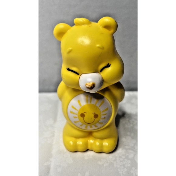 Toys | Care Bears Baby Funshine Bear Mini Pvc Figure Yellow Vintage Toy ...